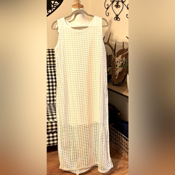 Emma & Michele | Dresses | Emma Michele Size Large White Dress | Poshmark